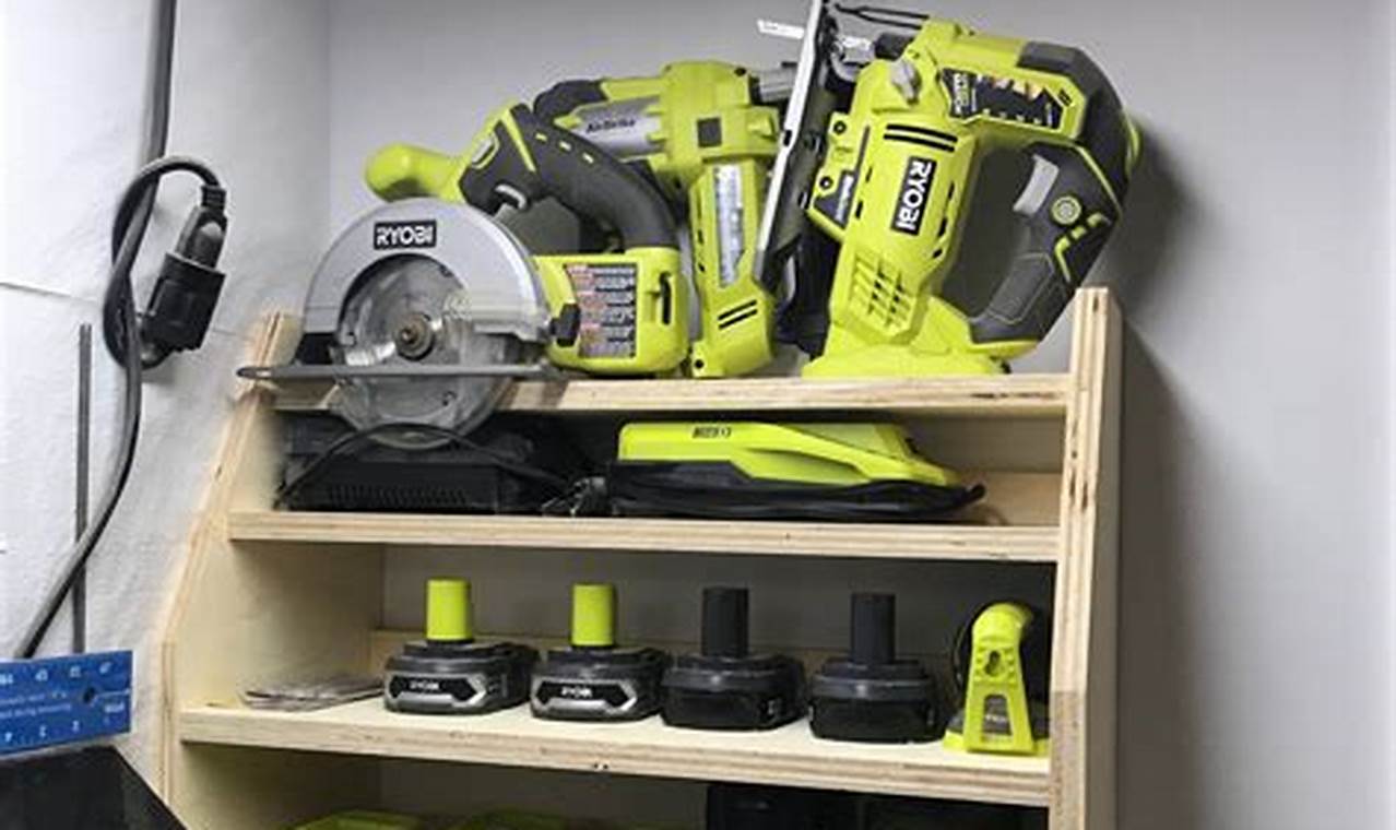 DIY Power Tool Holder: Build Your Own! Rack/Shelf