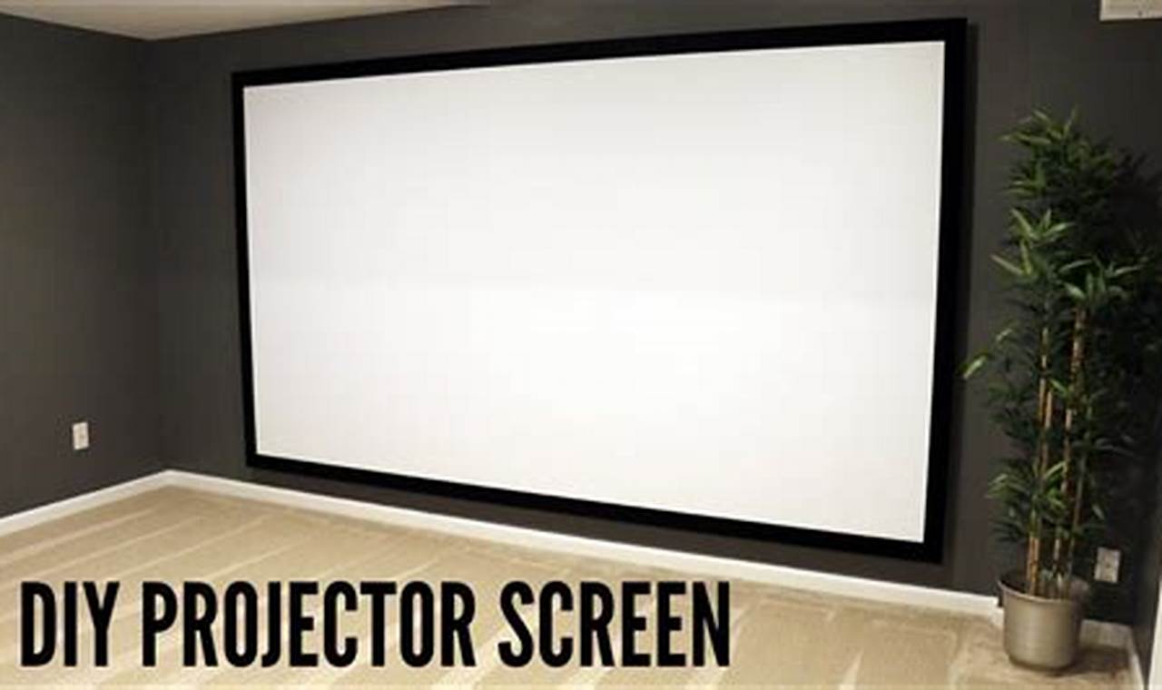 Build Your Dream: DIY Cinema Screen Setup Today!