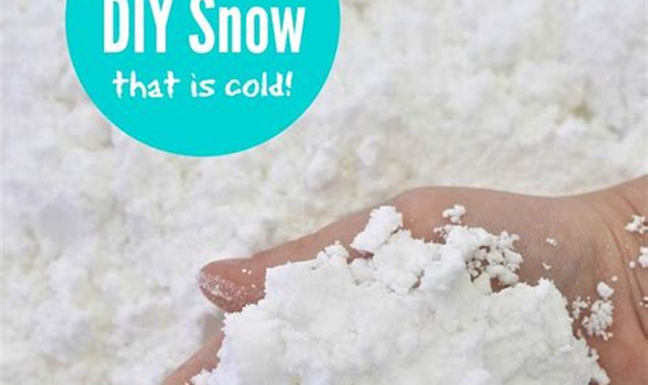 Easy DIY Snow: Make Your Own Winter Fun!