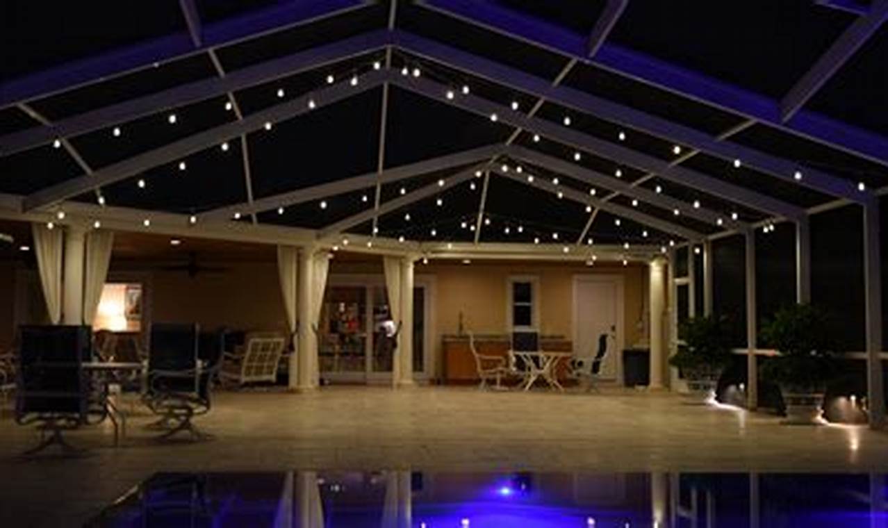 Easy DIY Pool Cage Lighting Ideas: Illuminate Your Pool!