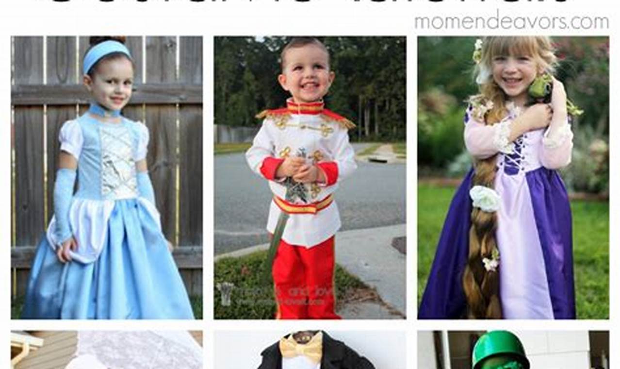 Easy DIY Disney Character Costumes Ideas for You