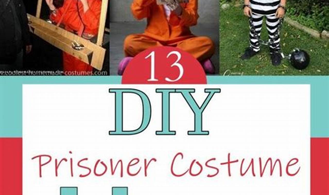 Easy DIY Prisoner Costume Ideas: Jailbird Style!