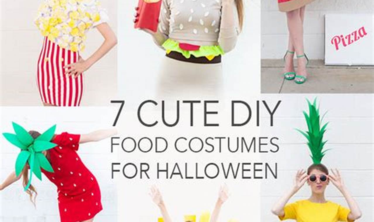 Easy DIY Food Costumes Ideas + Fun Food Costume Guide