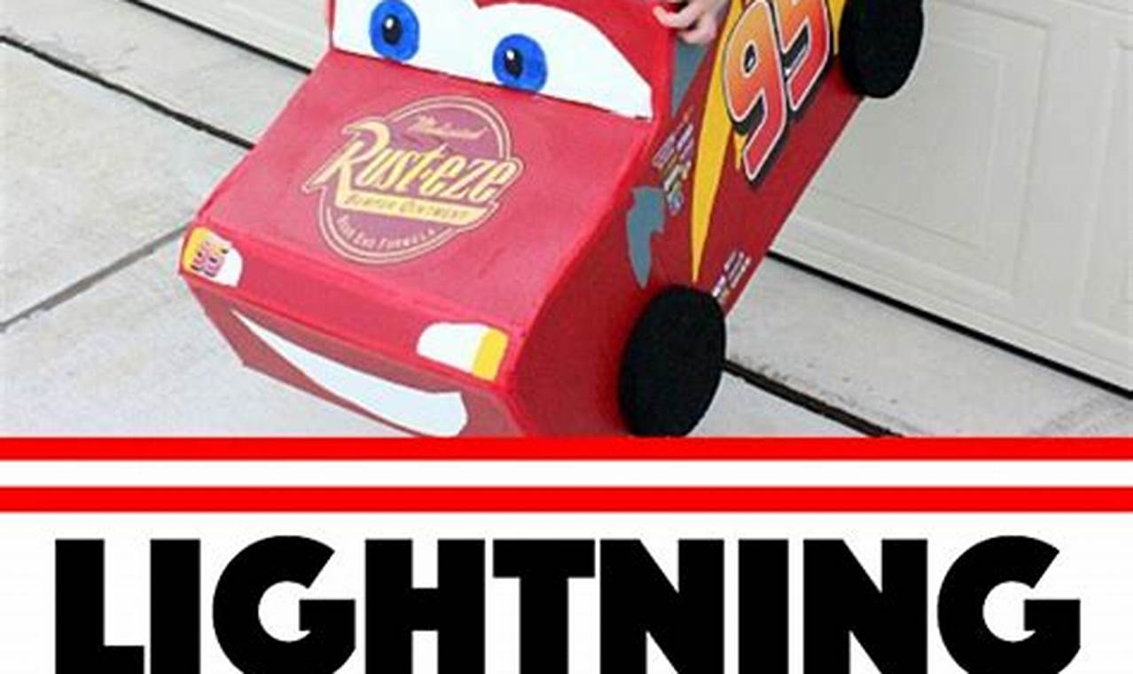 Easy DIY Lightning McQueen Costume: Race-Ready Fun!