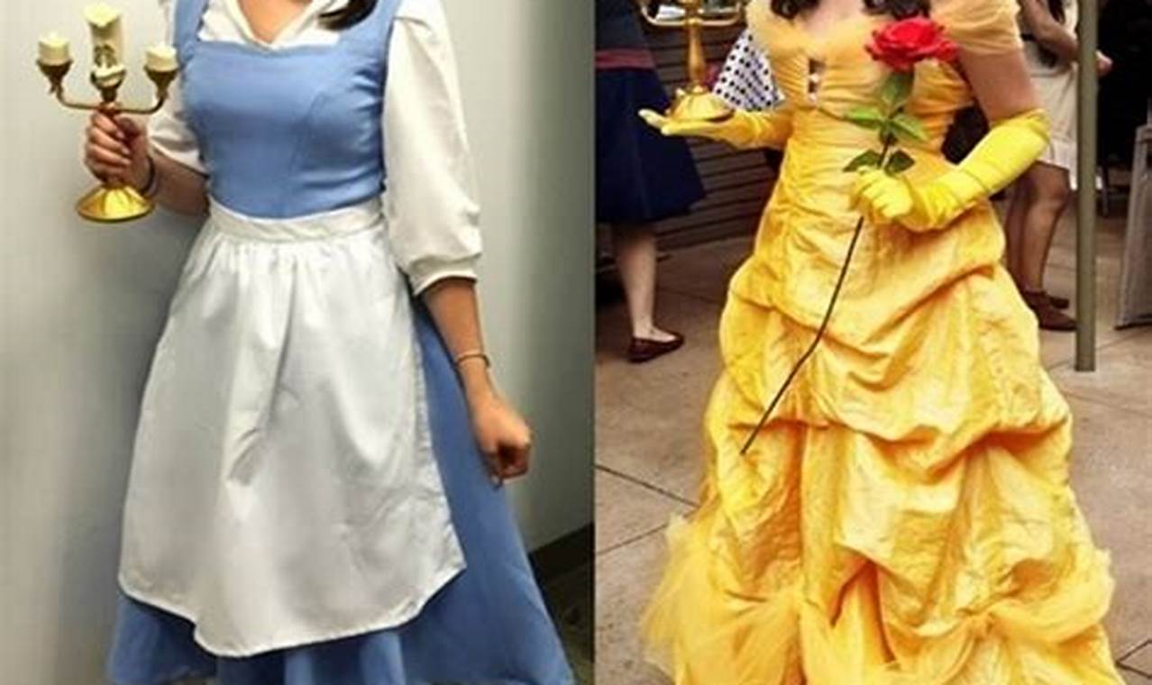 Belle Beauty And The Beast Costume Diy
