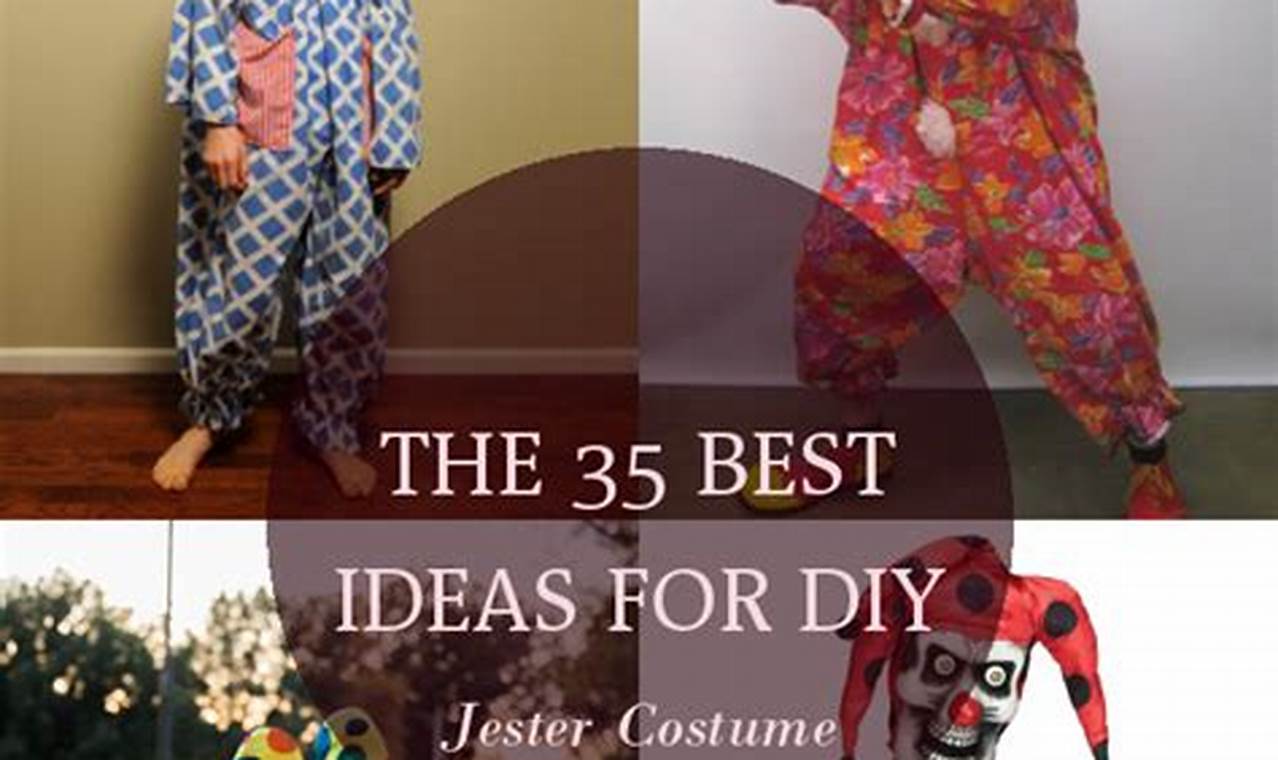 Easy DIY Jester Costume: Fun & Festive Outfit