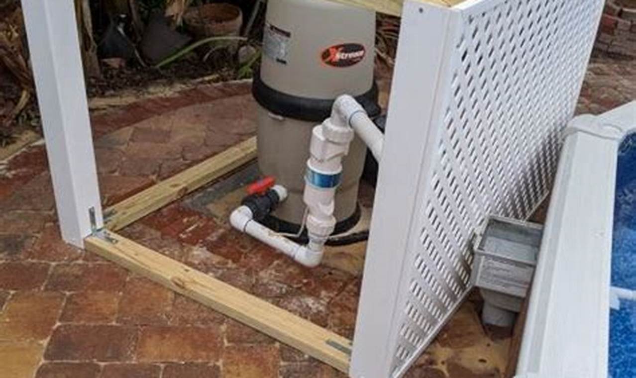 Easy DIY Pool Pump Cover Ideas: Protect Your Investment!