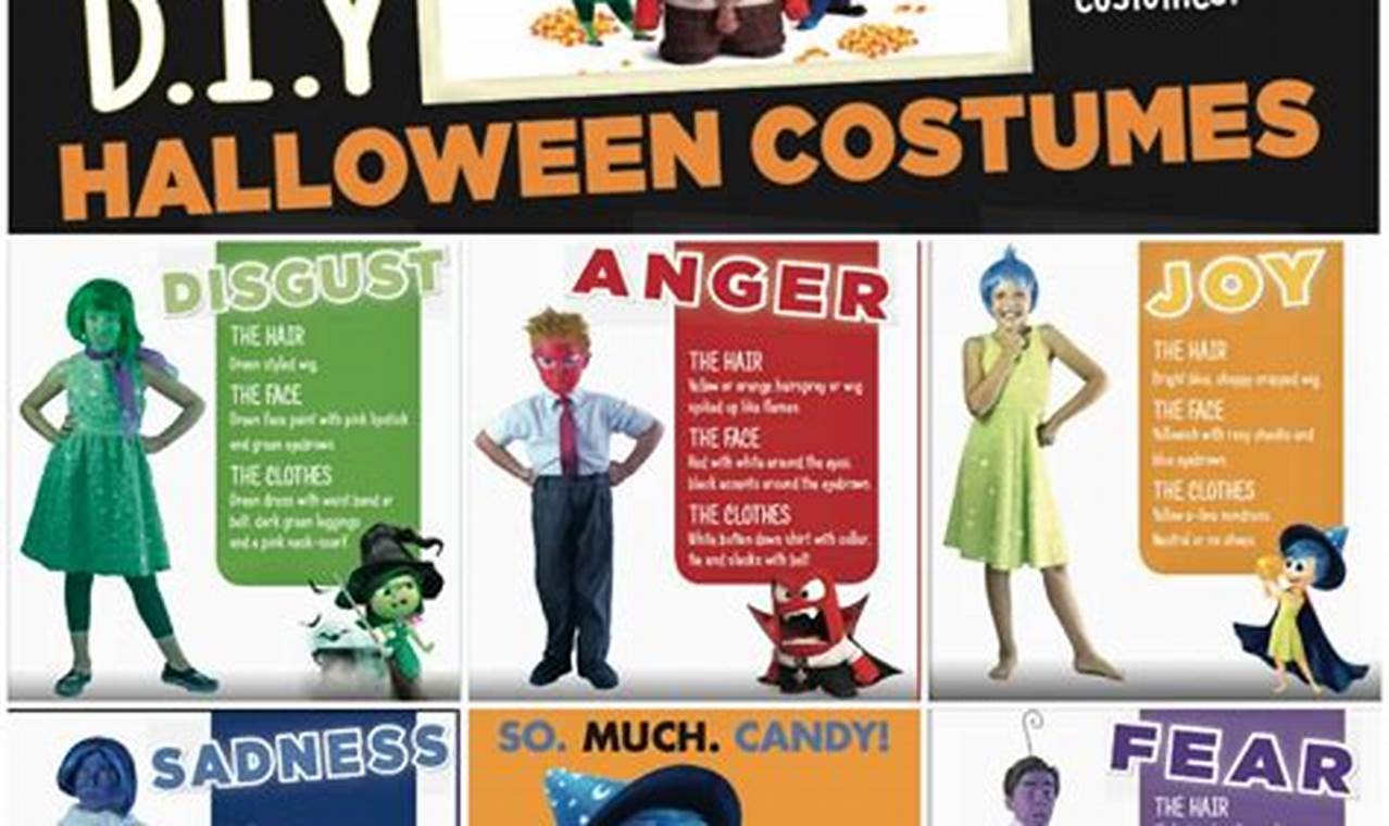 Easy Inside Out DIY Costumes: Fun, Creative Outfits