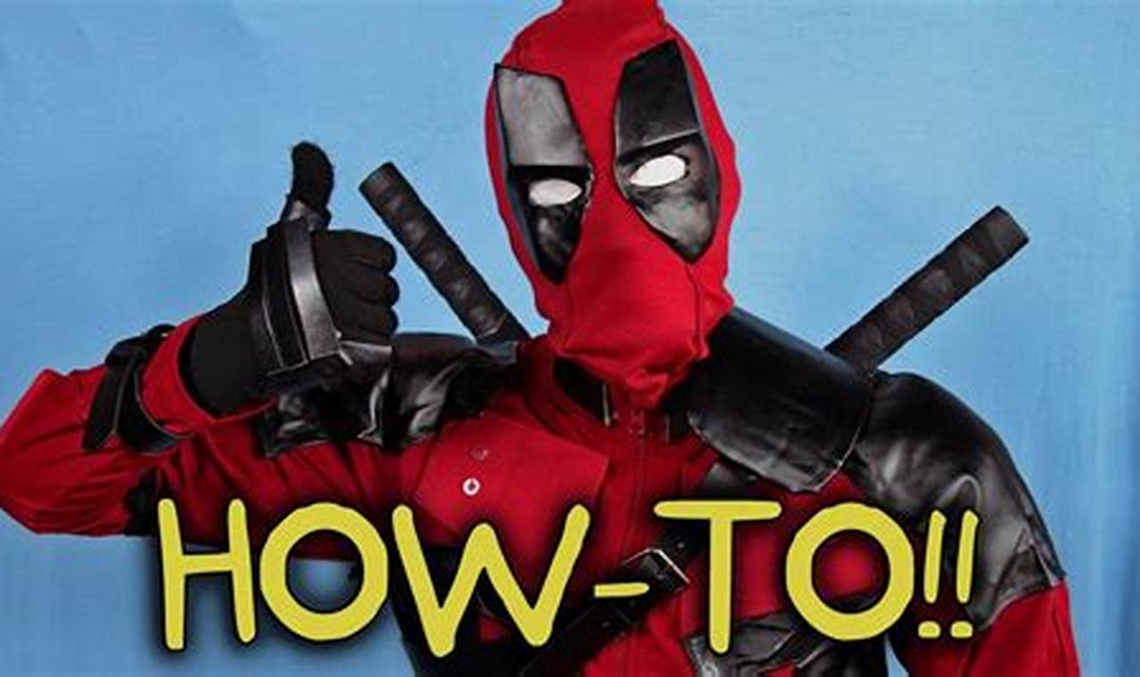 Easy DIY Deadpool Costume Guide: Be the Merc!