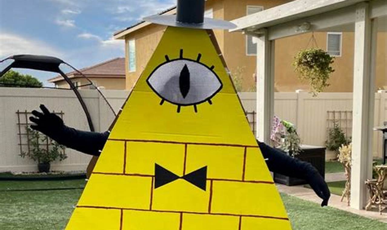 Easy Diy Bill Cipher Costume Gravity Falls Fun