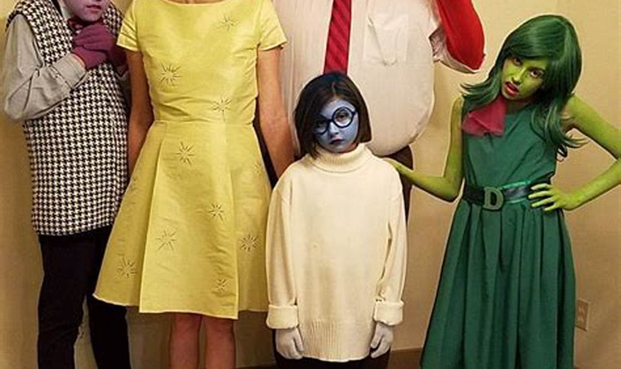 Easy DIY Inside Out Costumes: Emotionally Fun!