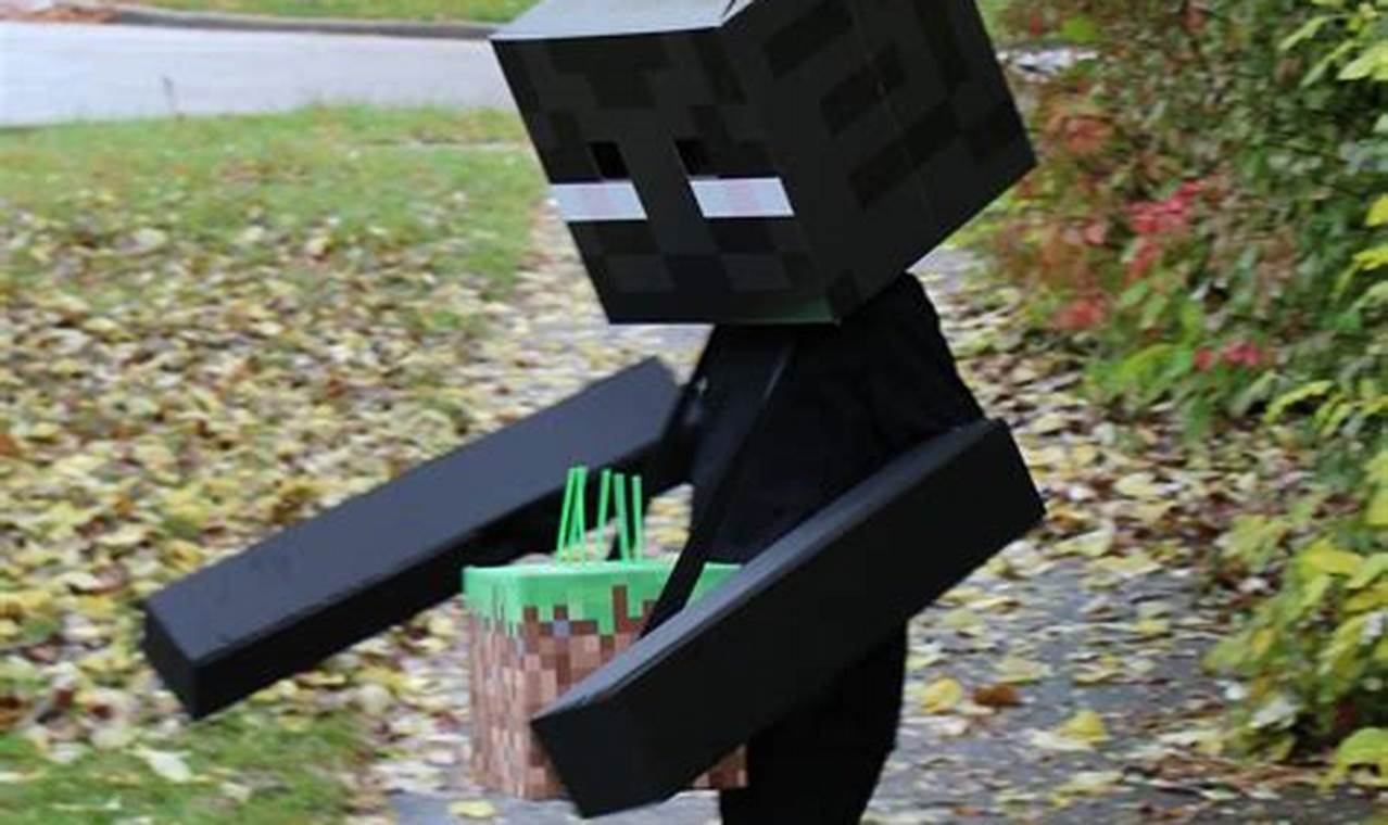 Easy DIY Enderman Costume: Build Your Own Minecraft Fun!