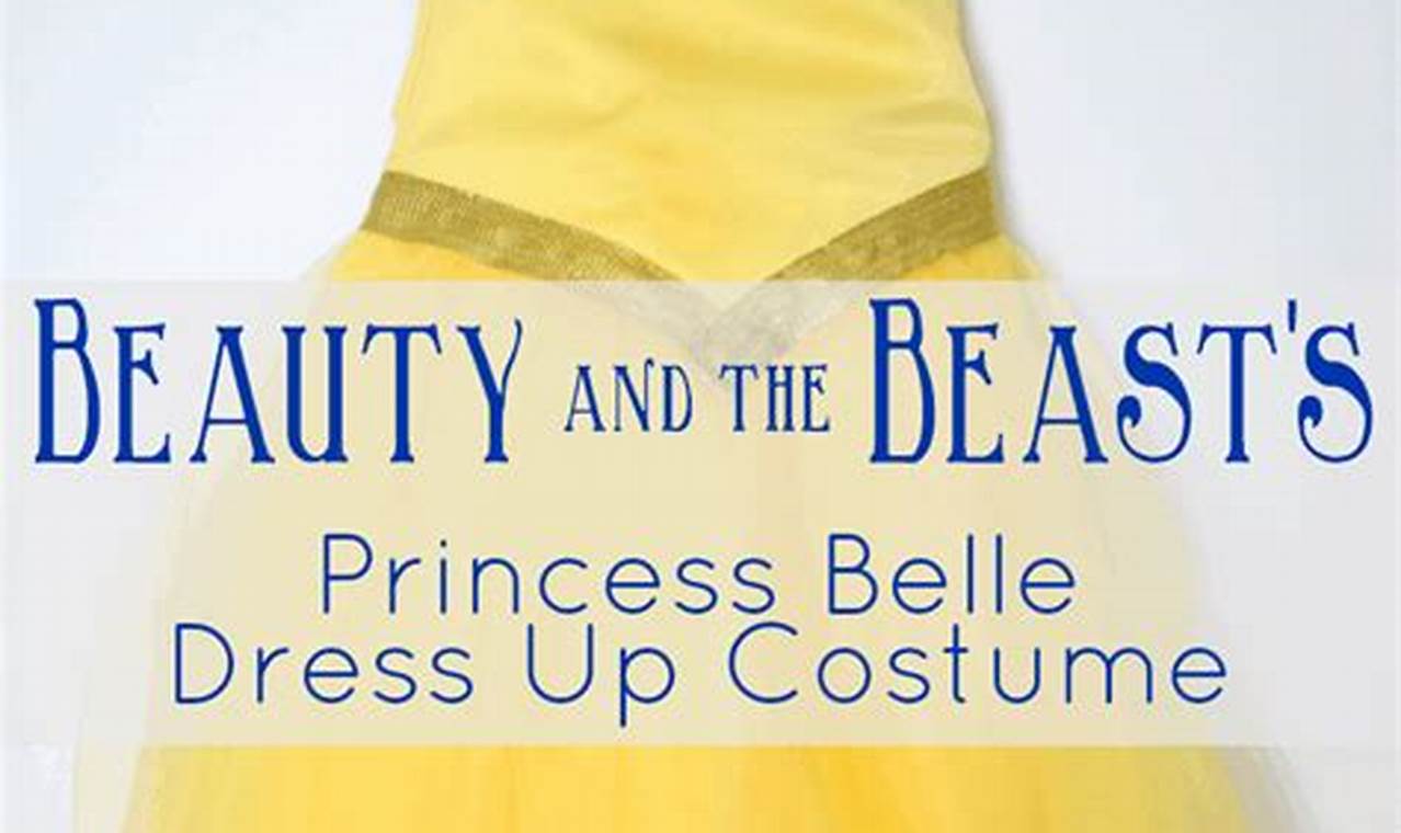 DIY Belle: Sew Your Own Princess Belle Costume!