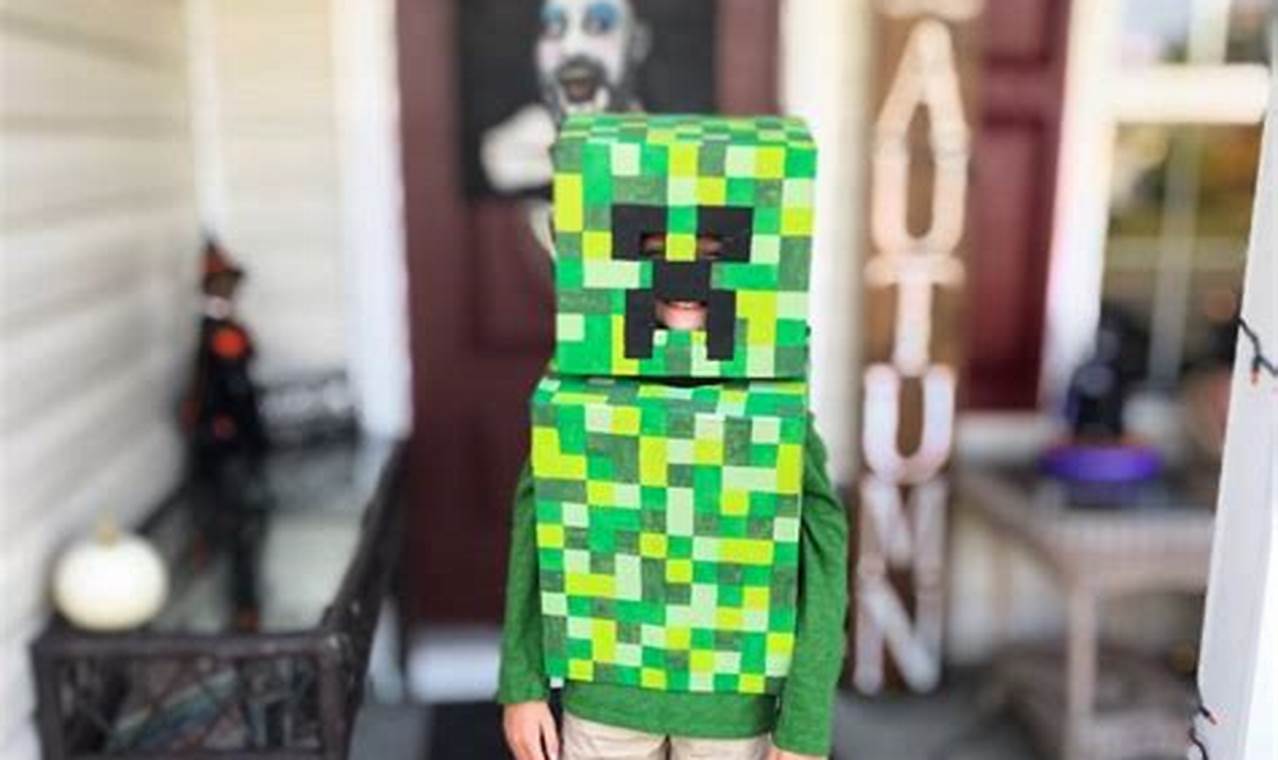 Easy DIY Creeper Costume: Minecraft Fun + Tips!