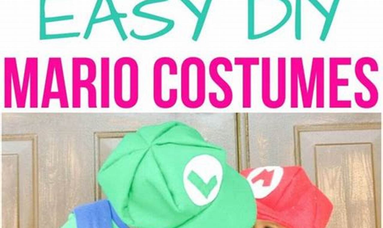 Easy DIY Mario Costume: Fun Homemade Cosplay!