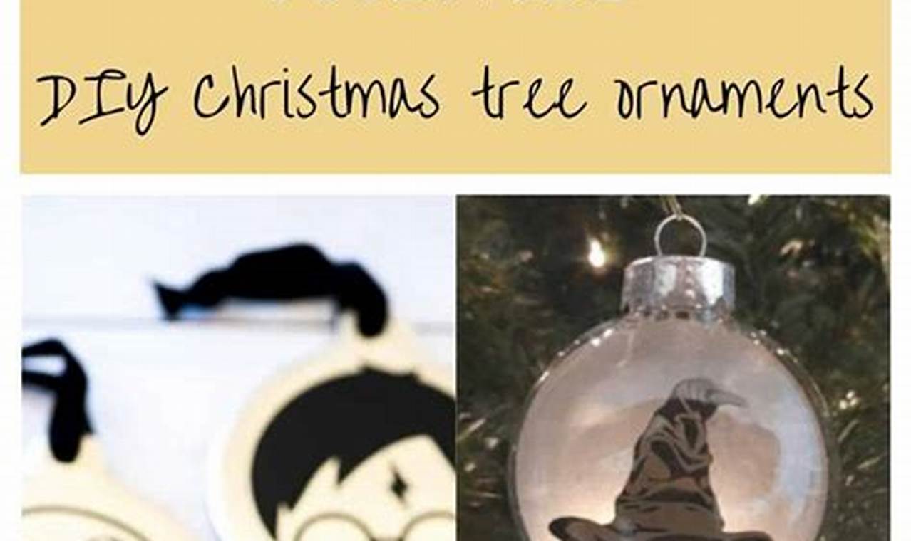 Magical DIY Harry Potter Christmas Ornaments for the Holidays
