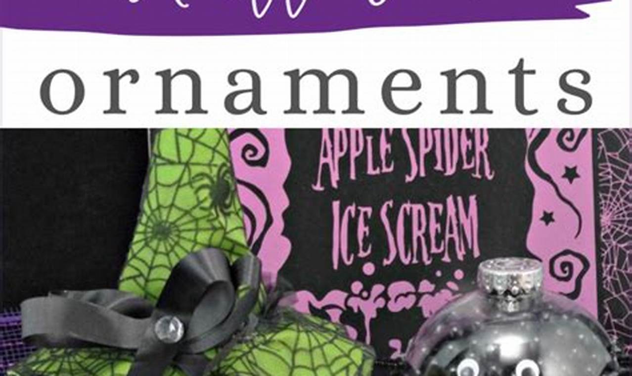 Spooky Halloween Ornaments DIY: Craft Your Haunting Decor!
